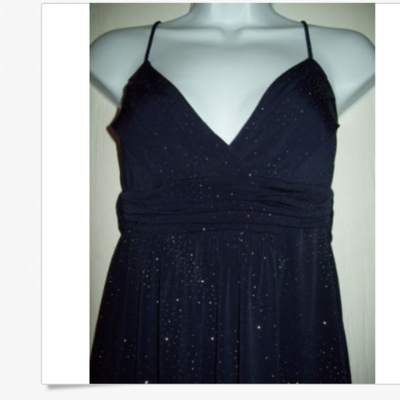 Sweet Storm | Dresses | Sweet Storm Dress M Glittery Dark Blue Formal ...